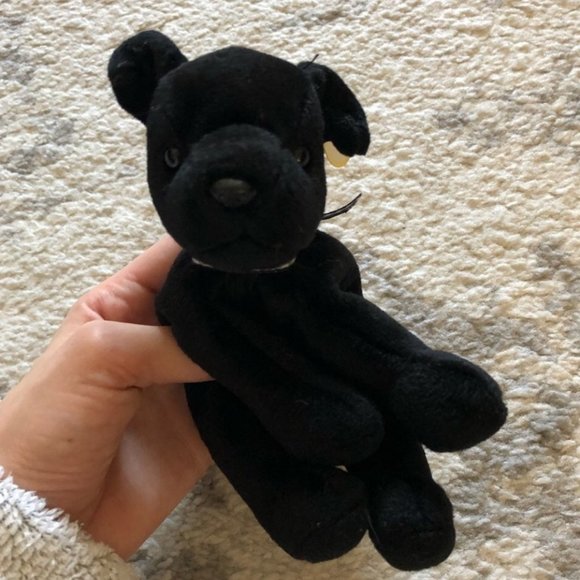 Beanie Babies | Accessories | Ty Beanie Baby Luke The Black Lab | Poshmark